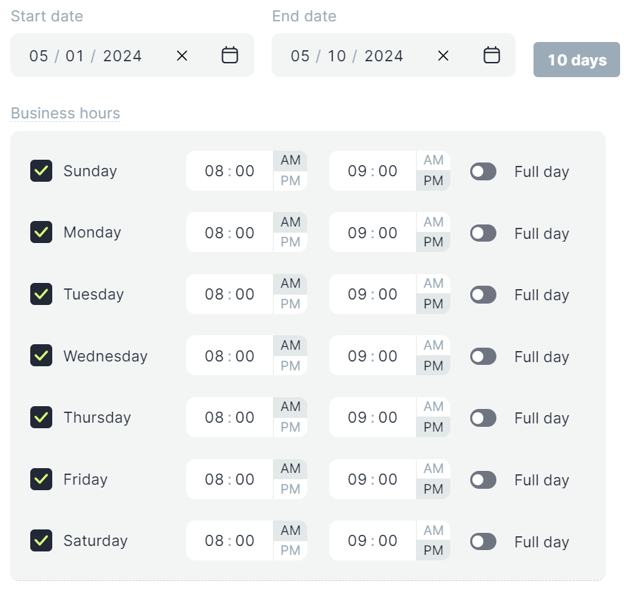 Scheduling Campaigns